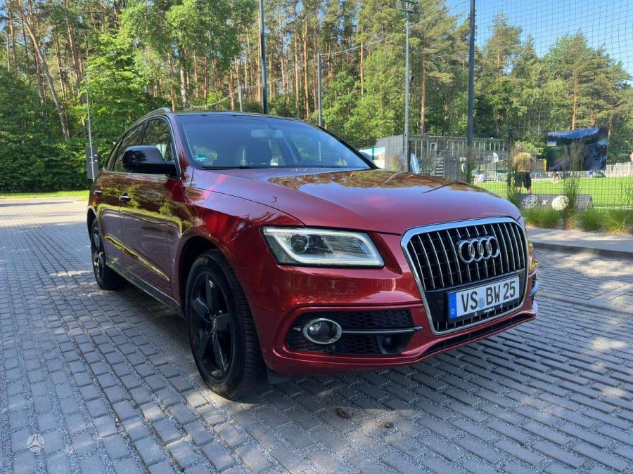 Sarkans Audi Q5 2016 Viļņa, ar dzinēja tilpumu 1.97 L un nobraukumu 320 tūkst. km par 11900 €, foto 12 vietnē AUTOMOTO.COM.LV