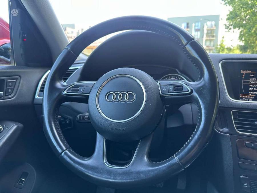 Sarkans Audi Q5 2016 Viļņa, ar dzinēja tilpumu 1.97 L un nobraukumu 320 tūkst. km par 11900 €, foto 21 vietnē AUTOMOTO.COM.LV