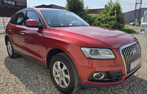 Red Audi Q5 2016 in Kaunas, with an engine capacity of 2.97 L and mileage of 122 thousand km for 14750 €, photo 1 on AUTOMOTO.COM.LV