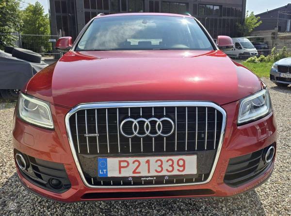 Red Audi Q5 2016 in Kaunas, with an engine capacity of 2.97 L and mileage of 122 thousand km for 14750 €, photo 2 on AUTOMOTO.COM.LV