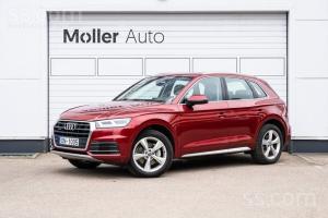 Red Audi Q5 2017 in Riga, with an engine capacity of 2.00 L and mileage of 134 thousand km for 22950 €, photo  on AUTOMOTO.COM.LV