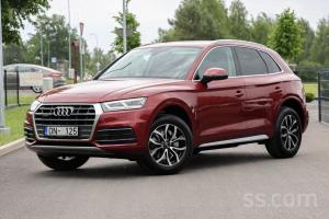 Red Audi Q5 2018 in Jelgava, with an engine capacity of 2.00 L and mileage of 0 thousand km for 26500 €, photo  on AUTOMOTO.COM.LV