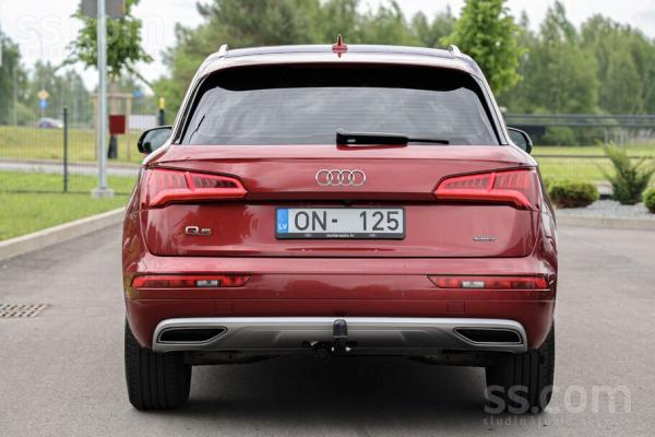 Red Audi Q5 2018 in Jelgava, with an engine capacity of 2.00 L and mileage of 0 thousand km for 26500 €, photo 5 on AUTOMOTO.COM.LV