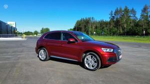 Red Audi Q5 2018 in Kaunas, with an engine capacity of 1.98 L and mileage of 197 thousand km for 18200 €, photo 4 on AUTOMOTO.COM.LV