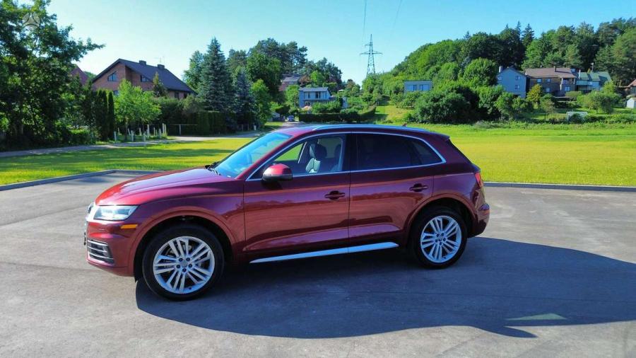 Red Audi Q5 2018 in Kaunas, with an engine capacity of 1.98 L and mileage of 197 thousand km for 18200 €, photo 10 on AUTOMOTO.COM.LV