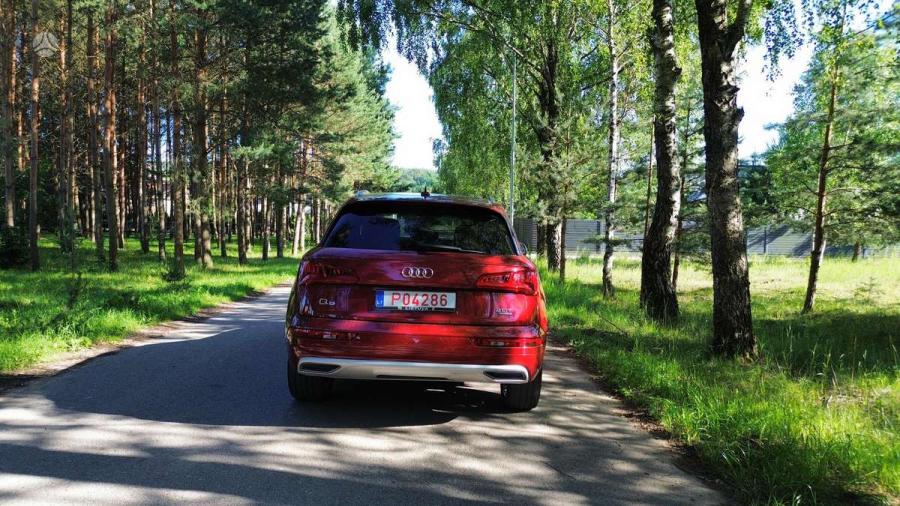Red Audi Q5 2018 in Kaunas, with an engine capacity of 1.98 L and mileage of 197 thousand km for 18200 €, photo 11 on AUTOMOTO.COM.LV