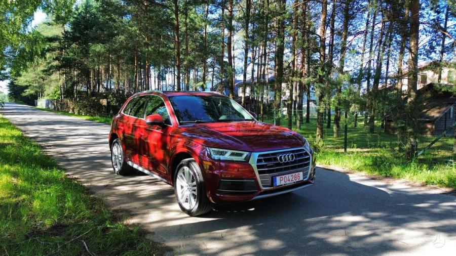 Red Audi Q5 2018 in Kaunas, with an engine capacity of 1.98 L and mileage of 197 thousand km for 18200 €, photo 13 on AUTOMOTO.COM.LV