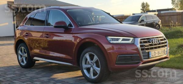 Sarkans Audi Q5 2018 Rīga, ar dzinēja tilpumu 2.00 L un nobraukumu 93 tūkst. km par 23900 €, foto 4 vietnē AUTOMOTO.COM.LV
