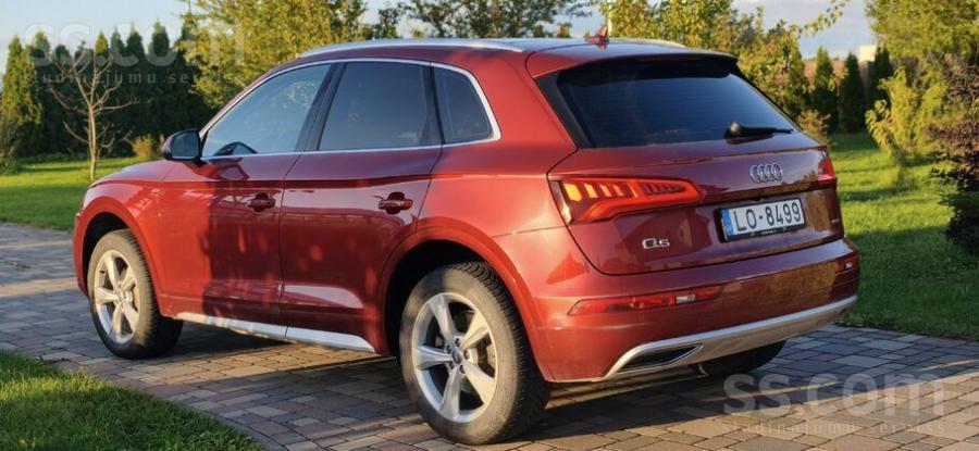 Sarkans Audi Q5 2018 Rīga, ar dzinēja tilpumu 2.00 L un nobraukumu 93 tūkst. km par 23900 €, foto 6 vietnē AUTOMOTO.COM.LV