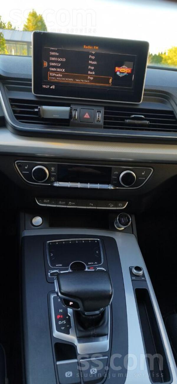 Sarkans Audi Q5 2018 Rīga, ar dzinēja tilpumu 2.00 L un nobraukumu 93 tūkst. km par 23900 €, foto 9 vietnē AUTOMOTO.COM.LV