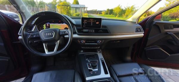 Sarkans Audi Q5 2018 Rīga, ar dzinēja tilpumu 2.00 L un nobraukumu 93 tūkst. km par 23900 €, foto 11 vietnē AUTOMOTO.COM.LV