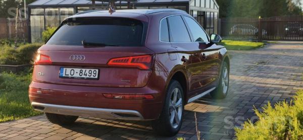 Sarkans Audi Q5 2018 Rīga, ar dzinēja tilpumu 2.00 L un nobraukumu 93 tūkst. km par 23900 €, foto 5 vietnē AUTOMOTO.COM.LV