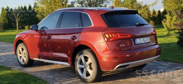 Sarkans Audi Q5 2018 Rīga, ar dzinēja tilpumu 2.00 L un nobraukumu 93 tūkst. km par 23900 €, foto 6 vietnē AUTOMOTO.COM.LV