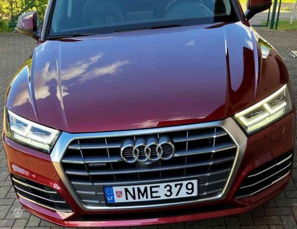 Red Audi Q5 2019 in Telschi, with an engine capacity of 1.98 L and mileage of 50 thousand km for 26800 €, photo 2 on AUTOMOTO.COM.LV