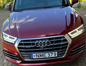 Sarkans Audi Q5 2019 Telšiai, ar dzinēja tilpumu 1.98 L un nobraukumu 50 tūkst. km par 26800 €, foto 3 vietnē AUTOMOTO.COM.LV