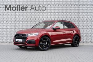 Red Audi Q5 2020 in Marupe, with an engine capacity of 2.00 L and mileage of 103 thousand km for 29100 €, photo  on AUTOMOTO.COM.LV
