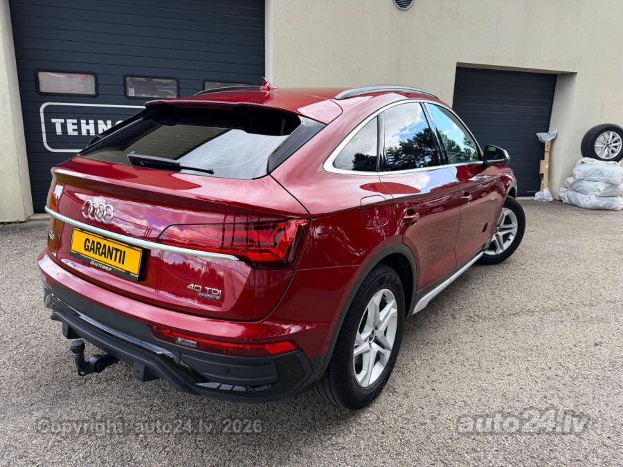 Sarkans Audi Q5 2022 Pērnava, ar dzinēja tilpumu 2.00 L un nobraukumu 52 tūkst. km par 39990 €, foto 5 vietnē AUTOMOTO.COM.LV