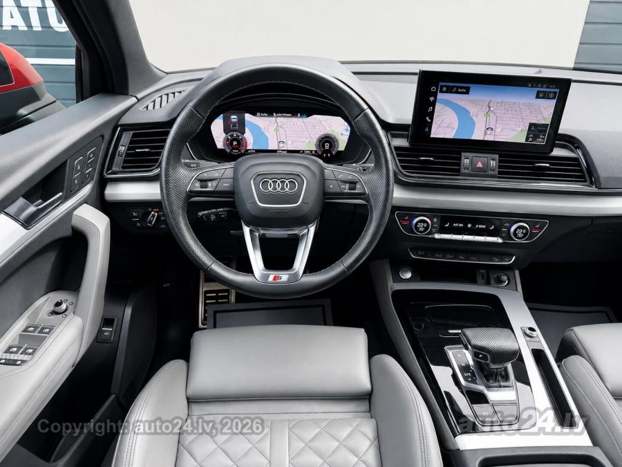 Sarkans Audi Q5 2022 Pērnava, ar dzinēja tilpumu 2.00 L un nobraukumu 52 tūkst. km par 39990 €, foto 7 vietnē AUTOMOTO.COM.LV