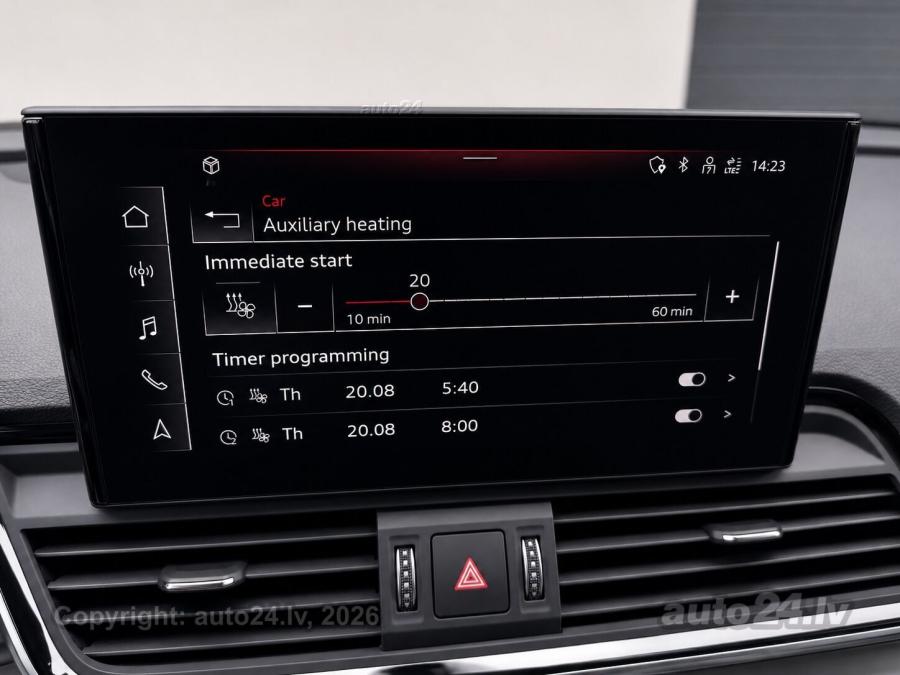 Sarkans Audi Q5 2022 Pērnava, ar dzinēja tilpumu 2.00 L un nobraukumu 52 tūkst. km par 39990 €, foto 16 vietnē AUTOMOTO.COM.LV