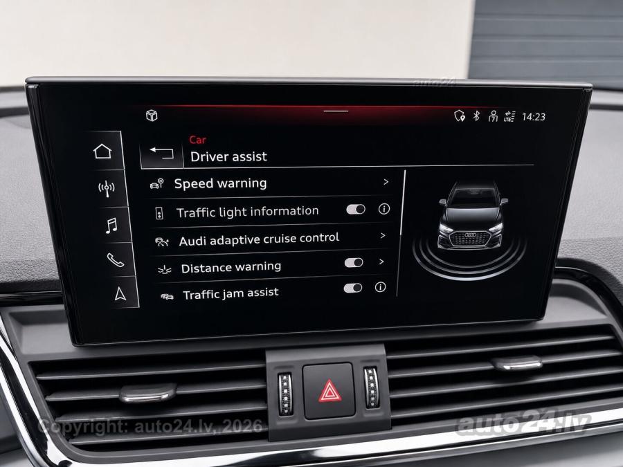 Sarkans Audi Q5 2022 Pērnava, ar dzinēja tilpumu 2.00 L un nobraukumu 52 tūkst. km par 39990 €, foto 17 vietnē AUTOMOTO.COM.LV