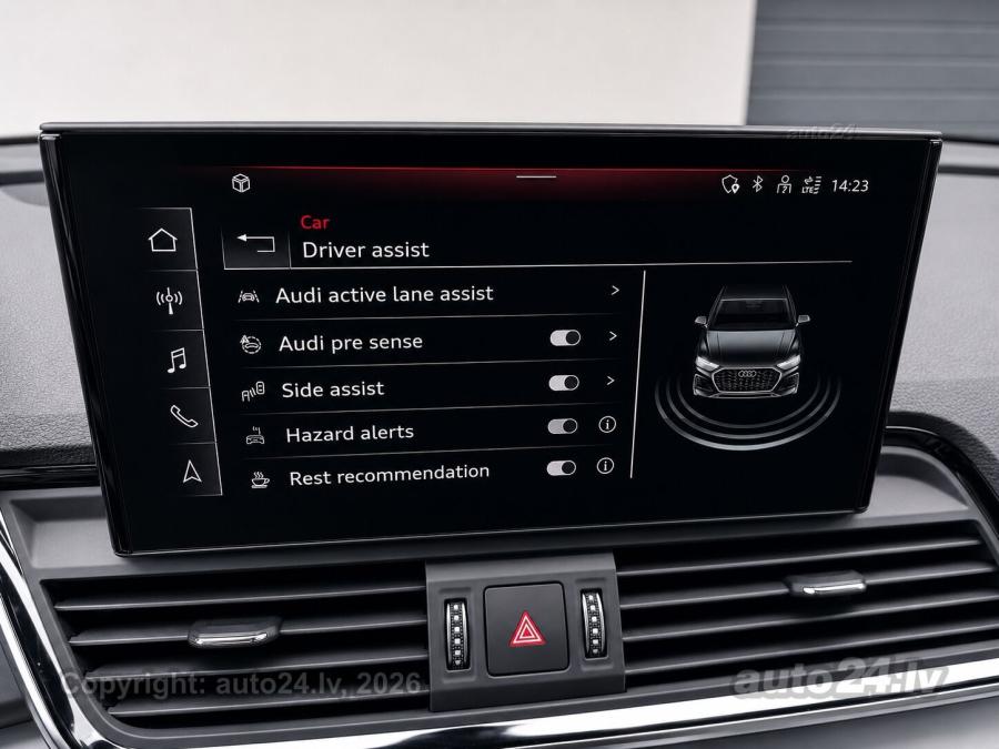 Sarkans Audi Q5 2022 Pērnava, ar dzinēja tilpumu 2.00 L un nobraukumu 52 tūkst. km par 39990 €, foto 18 vietnē AUTOMOTO.COM.LV
