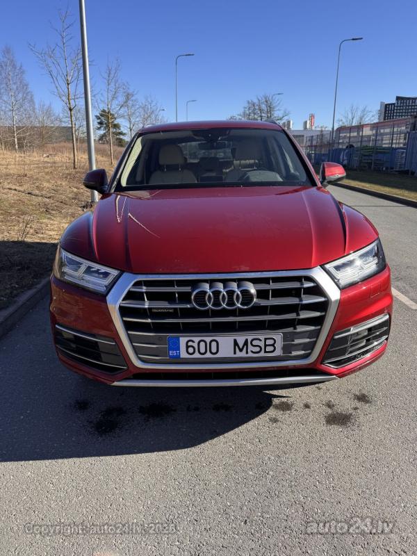 Sarkans Audi Q5 2018 Tallina, ar dzinēja tilpumu 2.00 L un nobraukumu 60 tūkst. km par 25000 €, foto 2 vietnē AUTOMOTO.COM.LV