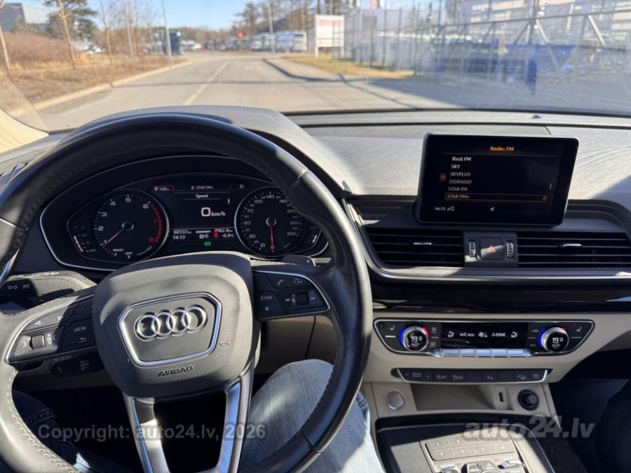 Red Audi Q5 2018 in Tallinn, with an engine capacity of 2.00 L and mileage of 60 thousand km for 25000 €, photo 11 on AUTOMOTO.COM.LV