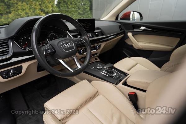 Red Audi Q5 2018 in Tallinn, with an engine capacity of 2.00 L and mileage of 60 thousand km for 24900 €, photo 6 on AUTOMOTO.COM.LV
