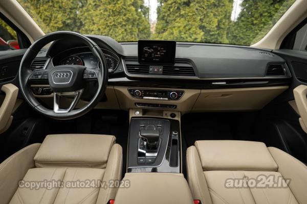 Red Audi Q5 2018 in Tallinn, with an engine capacity of 2.00 L and mileage of 60 thousand km for 24900 €, photo 7 on AUTOMOTO.COM.LV