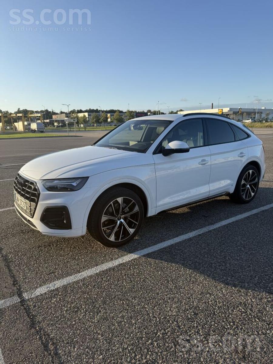 White Audi Q5 2025 in Riga, with an engine capacity of 2.00 L and mileage of 32 thousand km for 41500 €, photo 6 on AUTOMOTO.COM.LV