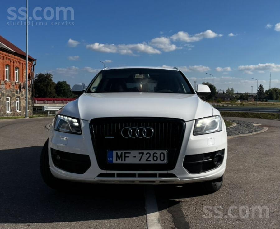 White Audi Q5 2008 in Daugavpils, with an engine capacity of 3.00 L and mileage of 338 thousand km for 9450 €, photo 3 on AUTOMOTO.COM.LV