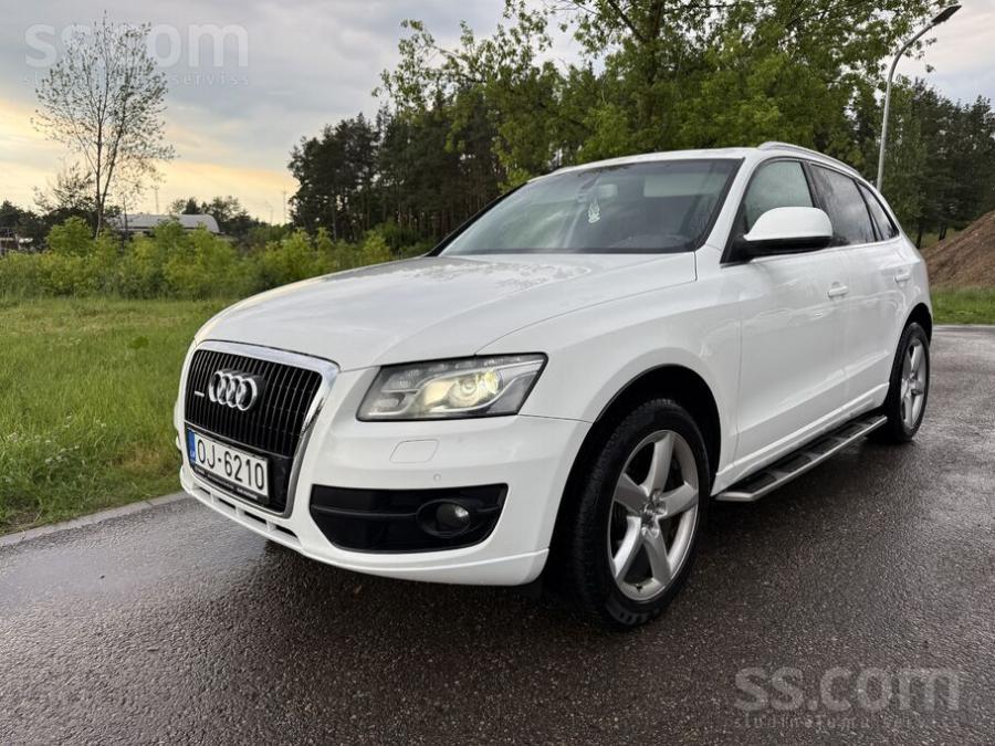 White Audi Q5 2008 in Daugavpils, with an engine capacity of 3.00 L and mileage of 215 thousand km for 9400 €, photo 1 on AUTOMOTO.COM.LV
