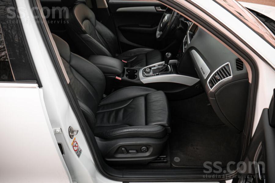 White Audi Q5 2008 in Daugavpils, with an engine capacity of 3.00 L and mileage of 215 thousand km for 9400 €, photo 8 on AUTOMOTO.COM.LV