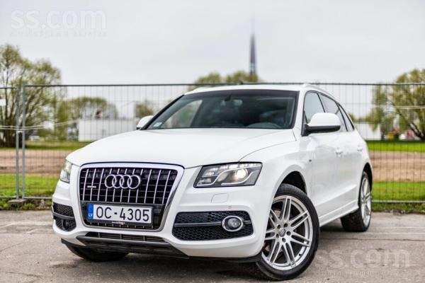 Balts Audi Q5 2009 Rīga, ar dzinēja tilpumu 3.00 L un nobraukumu 345 tūkst. km par 10990 €, foto 1 vietnē AUTOMOTO.COM.LV