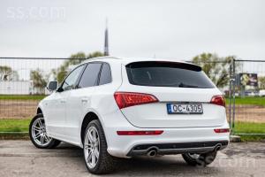 White Audi Q5 2009 in Riga, with an engine capacity of 3.00 L and mileage of 345 thousand km for 10990 €, photo 7 on AUTOMOTO.COM.LV