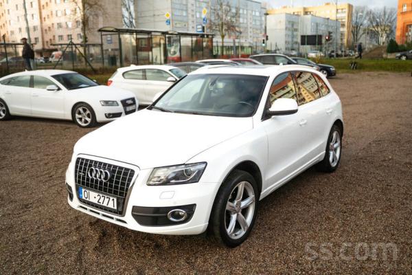 White Audi Q5 2009 in Liepaja, with an engine capacity of 2.00 L and mileage of 276 thousand km for 9500 €, photo 3 on AUTOMOTO.COM.LV