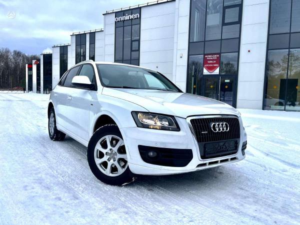 Balts Audi Q5 2009 Kauņa, ar dzinēja tilpumu 2.00 L un nobraukumu 215 tūkst. km par 7599 €, foto 1 vietnē AUTOMOTO.COM.LV