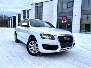 White Audi Q5 2009 in Kaunas, with an engine capacity of 2.00 L and mileage of 215 thousand km for 7599 €, photo  on AUTOMOTO.COM.LV