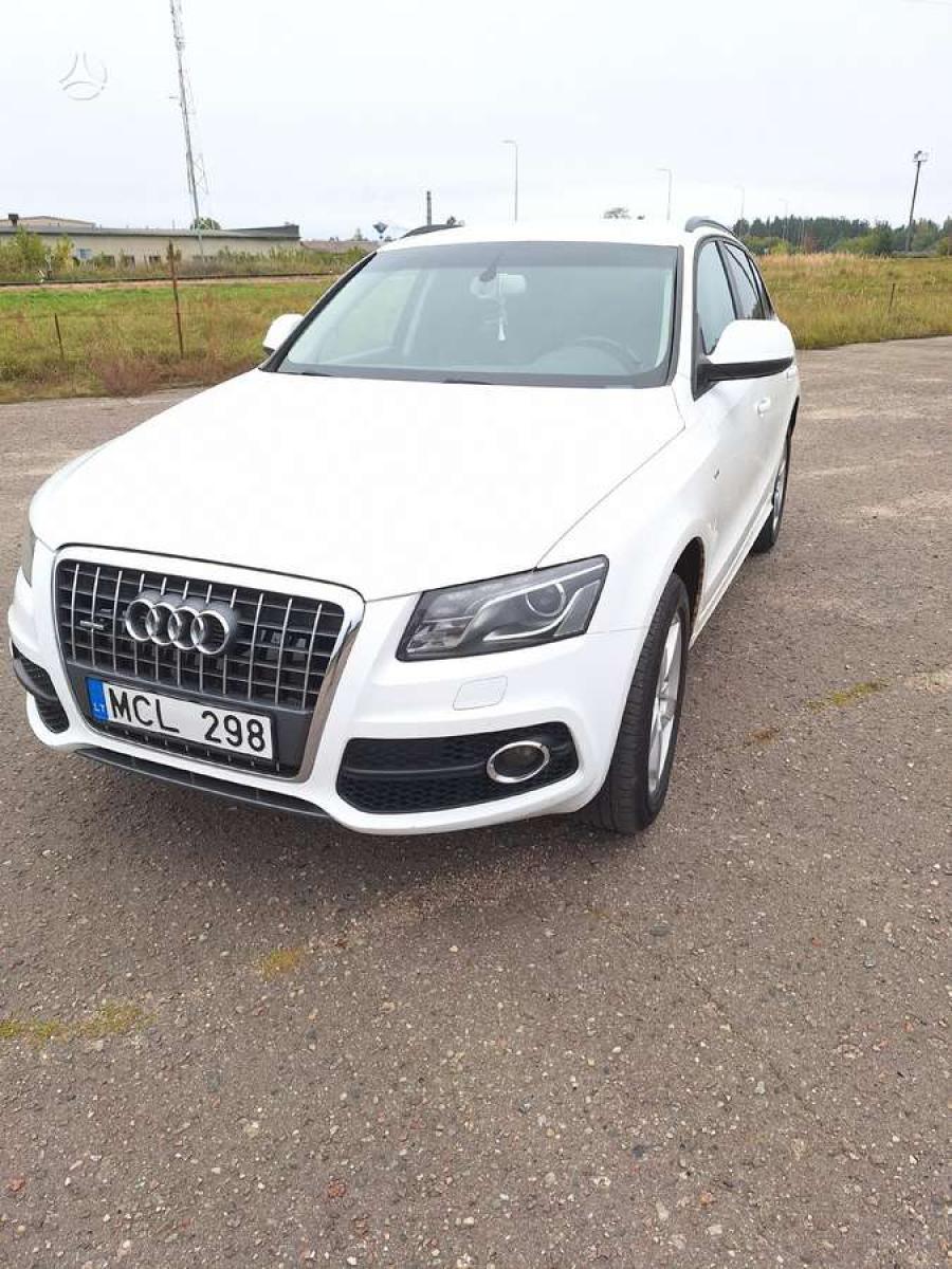White Audi Q5 2009 in Vilnius, with an engine capacity of 2.00 L and mileage of 290 thousand km for 9200 €, photo 5 on AUTOMOTO.COM.LV