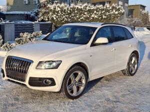 White Audi Q5 2009 in Kaunas, with an engine capacity of 3.00 L and mileage of 264 thousand km for 7850 €, photo 4 on AUTOMOTO.COM.LV