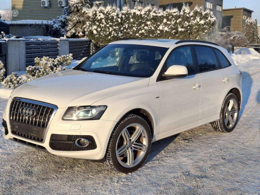 White Audi Q5 2009 in Kaunas, with an engine capacity of 3.00 L and mileage of 264 thousand km for 7850 €, photo 4 on AUTOMOTO.COM.LV