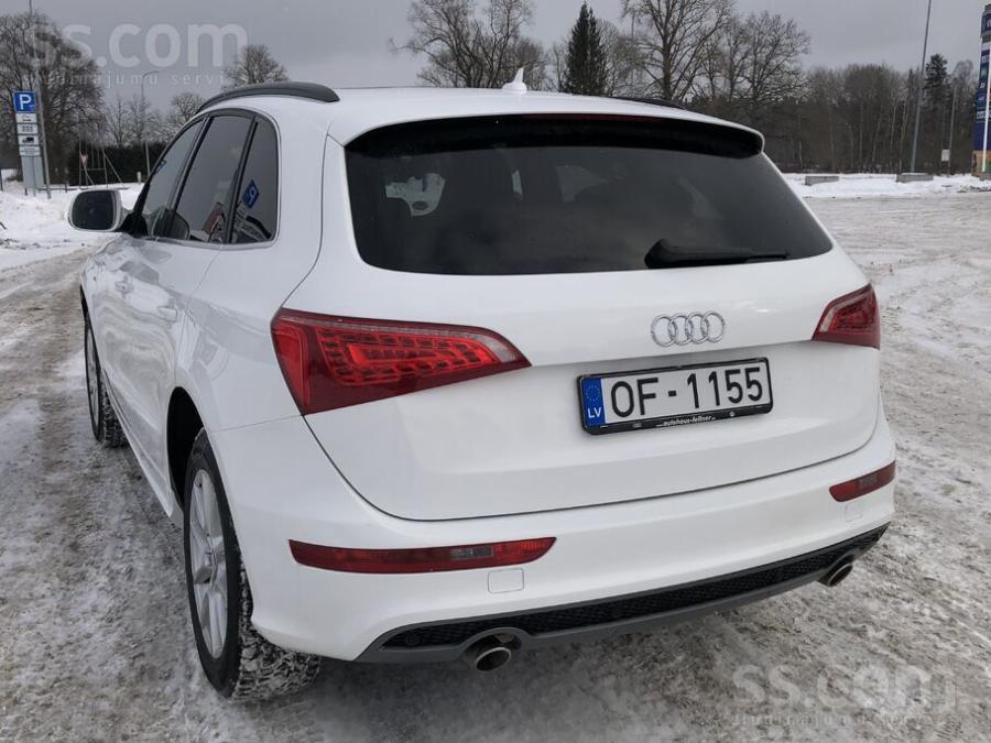 White Audi Q5 2009 in Cesis, with an engine capacity of 3.00 L and mileage of 0 thousand km for 9500 €, photo 1 on AUTOMOTO.COM.LV