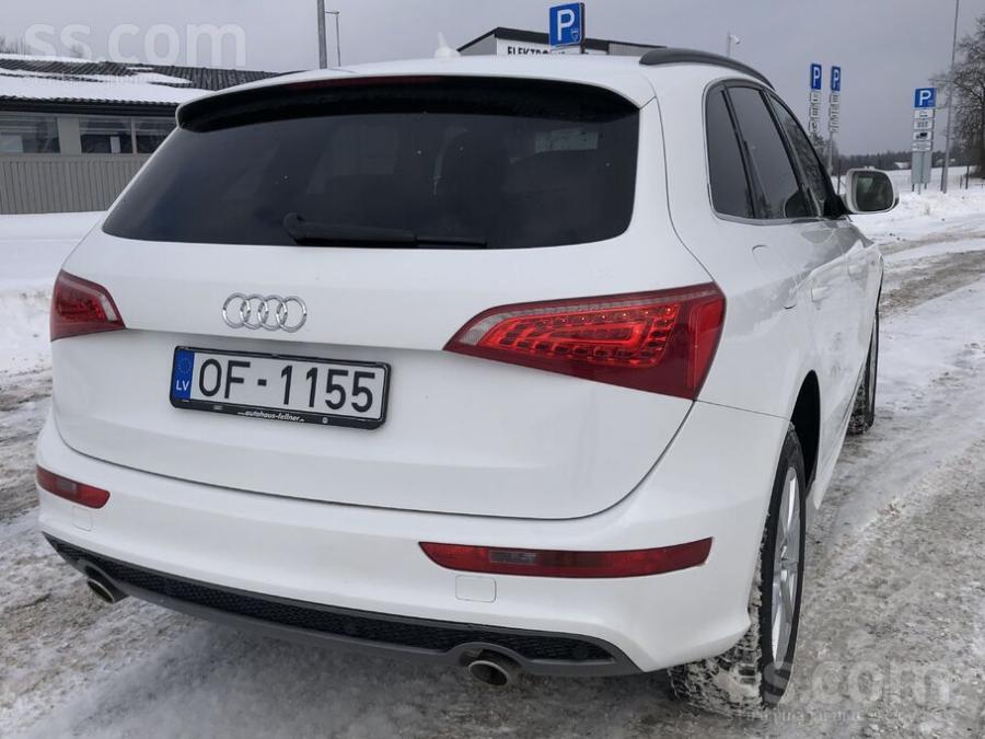 White Audi Q5 2009 in Cesis, with an engine capacity of 3.00 L and mileage of 0 thousand km for 9500 €, photo 2 on AUTOMOTO.COM.LV