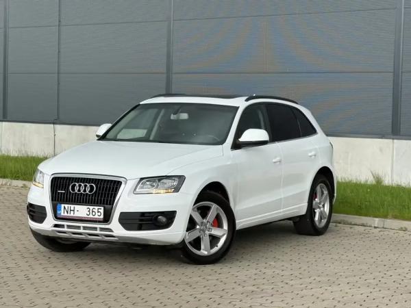 White Audi Q5 2009 in Riga, with an engine capacity of 3.00 L and mileage of 293 thousand km for 7900 €, photo 1 on AUTOMOTO.COM.LV