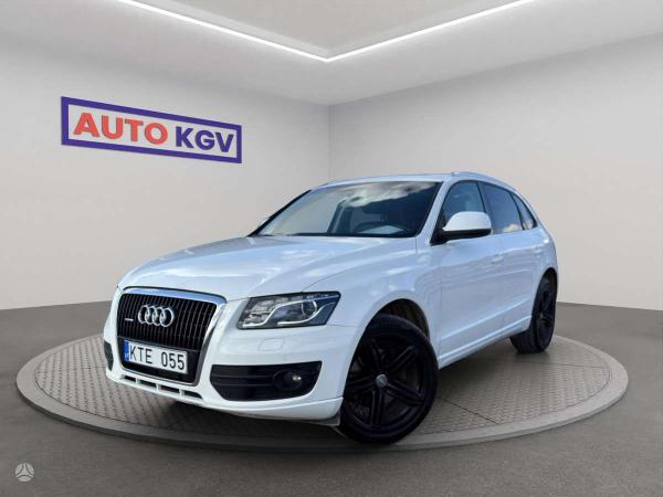 White Audi Q5 2009 in Kaunas, with an engine capacity of 3.00 L and mileage of 419 thousand km for 7499 €, photo 1 on AUTOMOTO.COM.LV