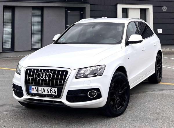 White Audi Q5 2009 in Kaunas, with an engine capacity of 3.00 L and mileage of 314 thousand km for 7499 €, photo 1 on AUTOMOTO.COM.LV