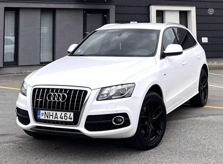 White Audi Q5 2009 in Kaunas, with an engine capacity of 3.00 L and mileage of 314 thousand km for 7499 €, photo 1 on AUTOMOTO.COM.LV