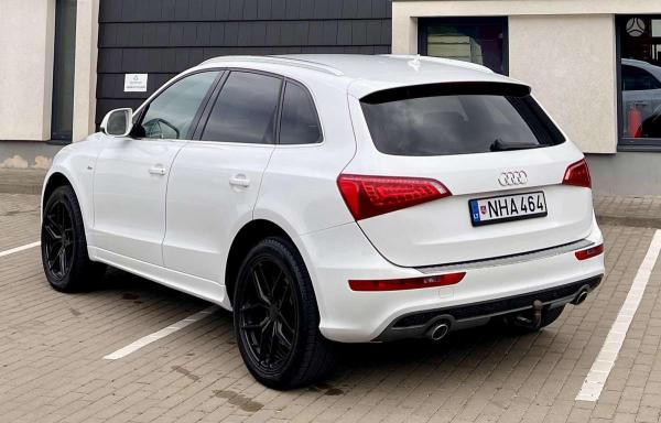 White Audi Q5 2009 in Kaunas, with an engine capacity of 3.00 L and mileage of 314 thousand km for 7499 €, photo 4 on AUTOMOTO.COM.LV