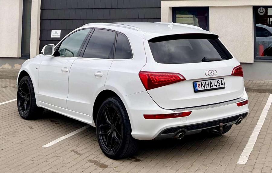 White Audi Q5 2009 in Kaunas, with an engine capacity of 3.00 L and mileage of 314 thousand km for 7499 €, photo 5 on AUTOMOTO.COM.LV