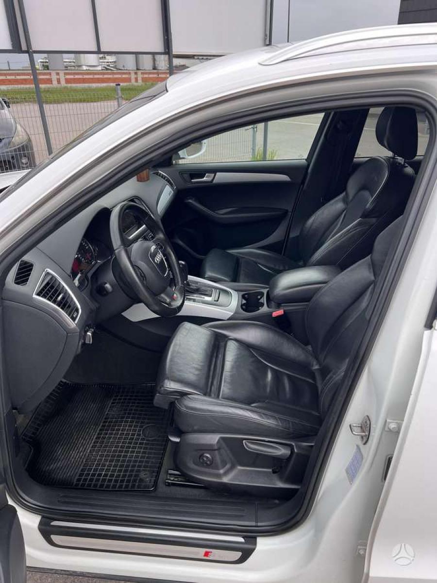White Audi Q5 2009 in Kaunas, with an engine capacity of 3.00 L and mileage of 314 thousand km for 7499 €, photo 9 on AUTOMOTO.COM.LV